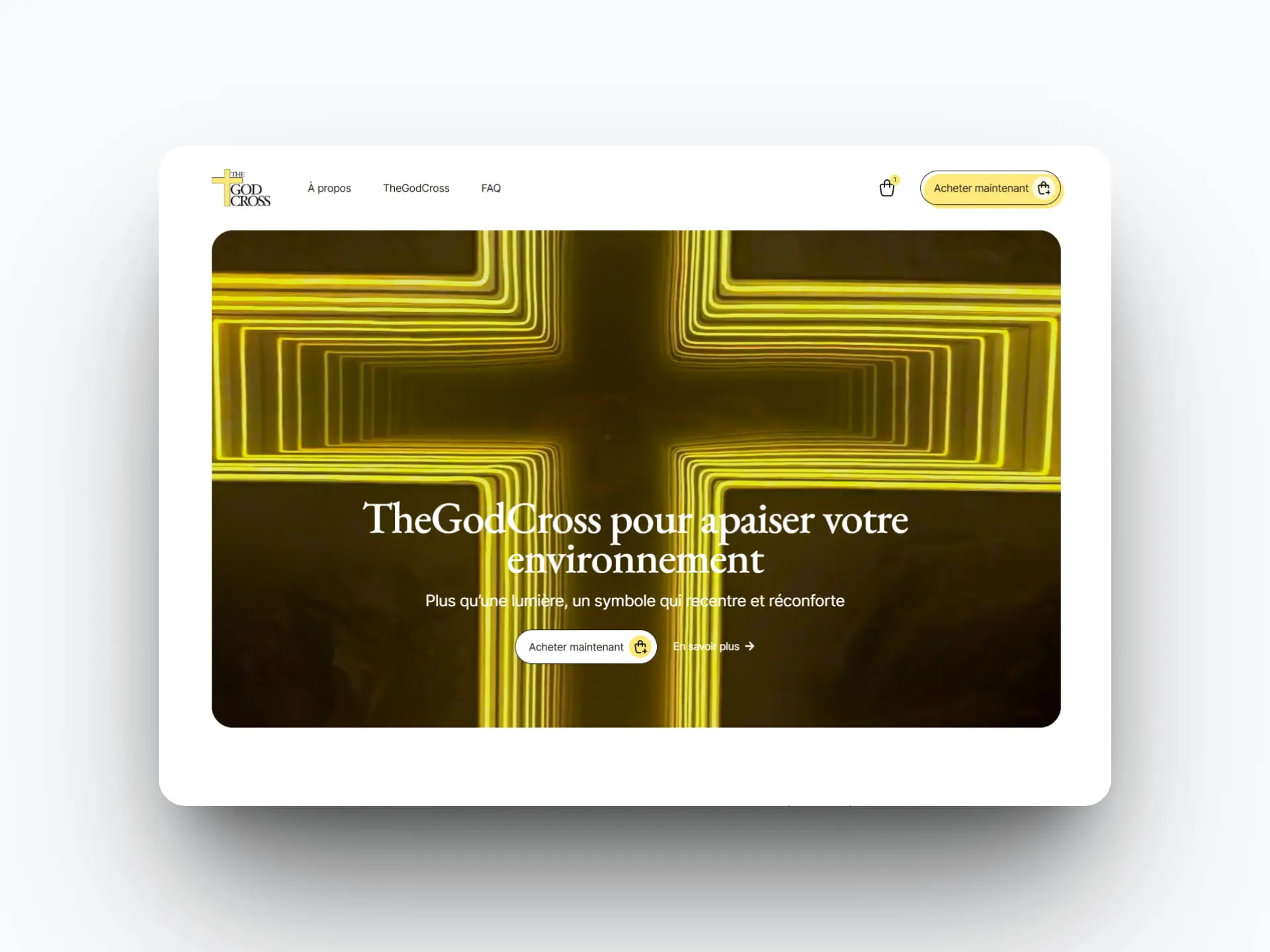TheGodCross Portfolio | E-commerce | GeekWorkers